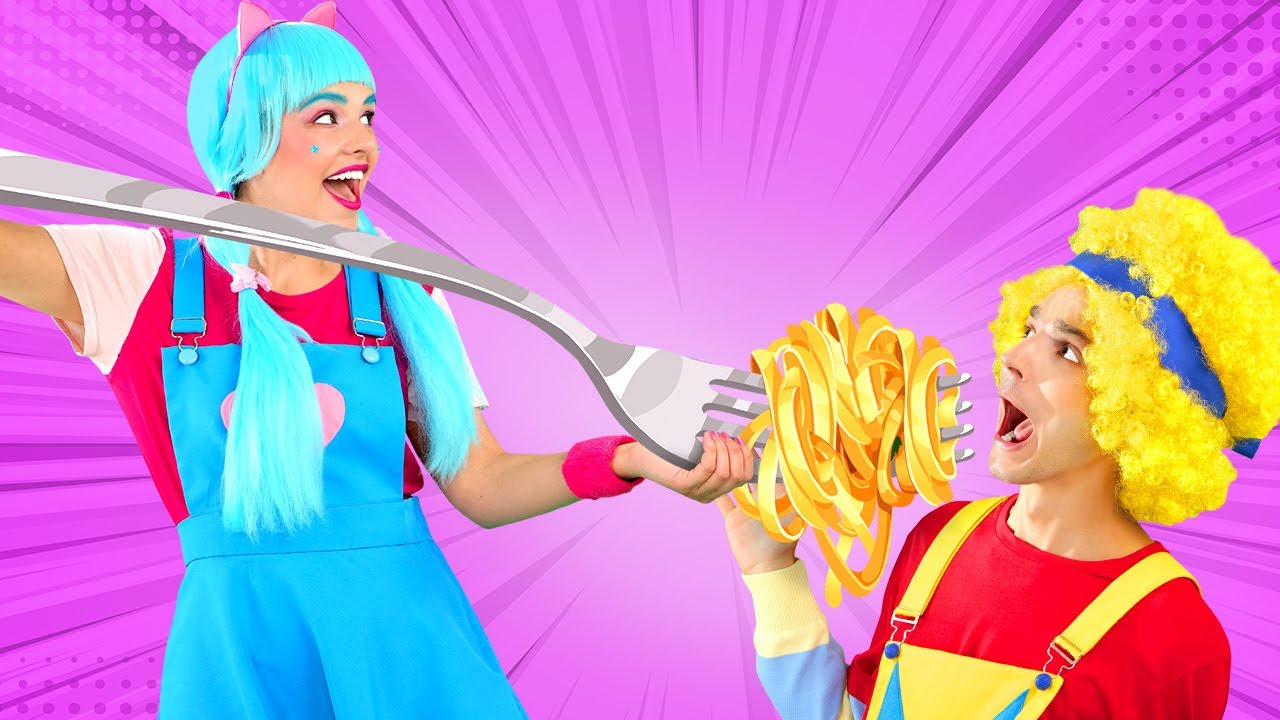 Yum Yum Kids love Spaghetti | Children Dance Song | Nursery rhymes | By ...