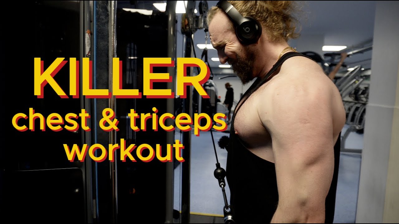 KILLER chest & triceps workout - YouTube