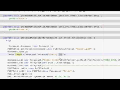 Java prog#79. Reports : Itext :Add Image or Picture - YouTube
