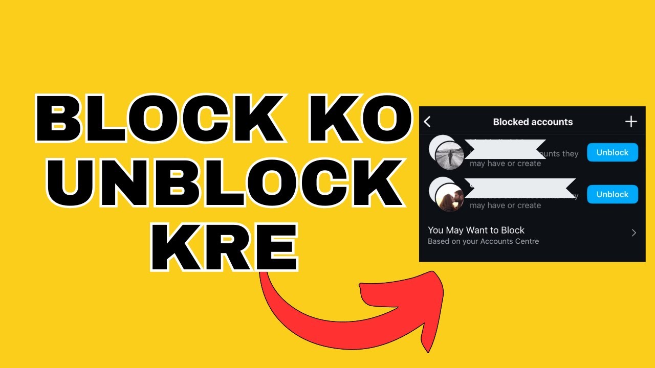 Instagram Me Block Ko Unblock Kaise Kare 2024 - YouTube