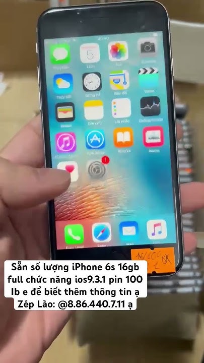 TC MOBILE | iPhone 6s 16gb full chức năng ios9.3.1 pin 100 - nghe gọi không cập nhật ios,không ...