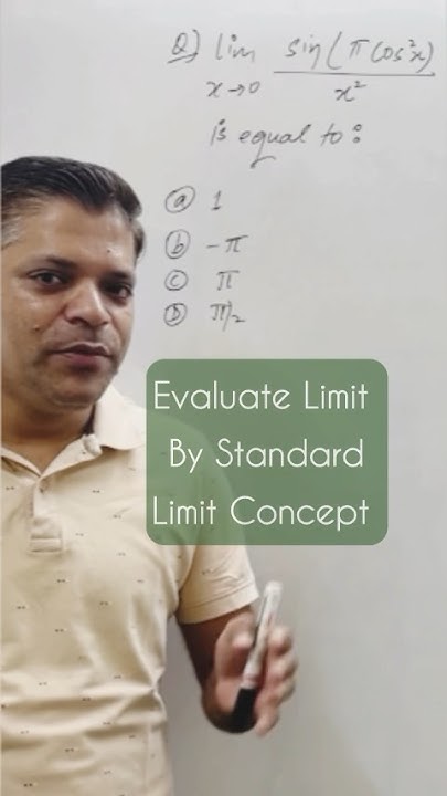 Evaluate Limit By Standard limit Concept #limits - YouTube