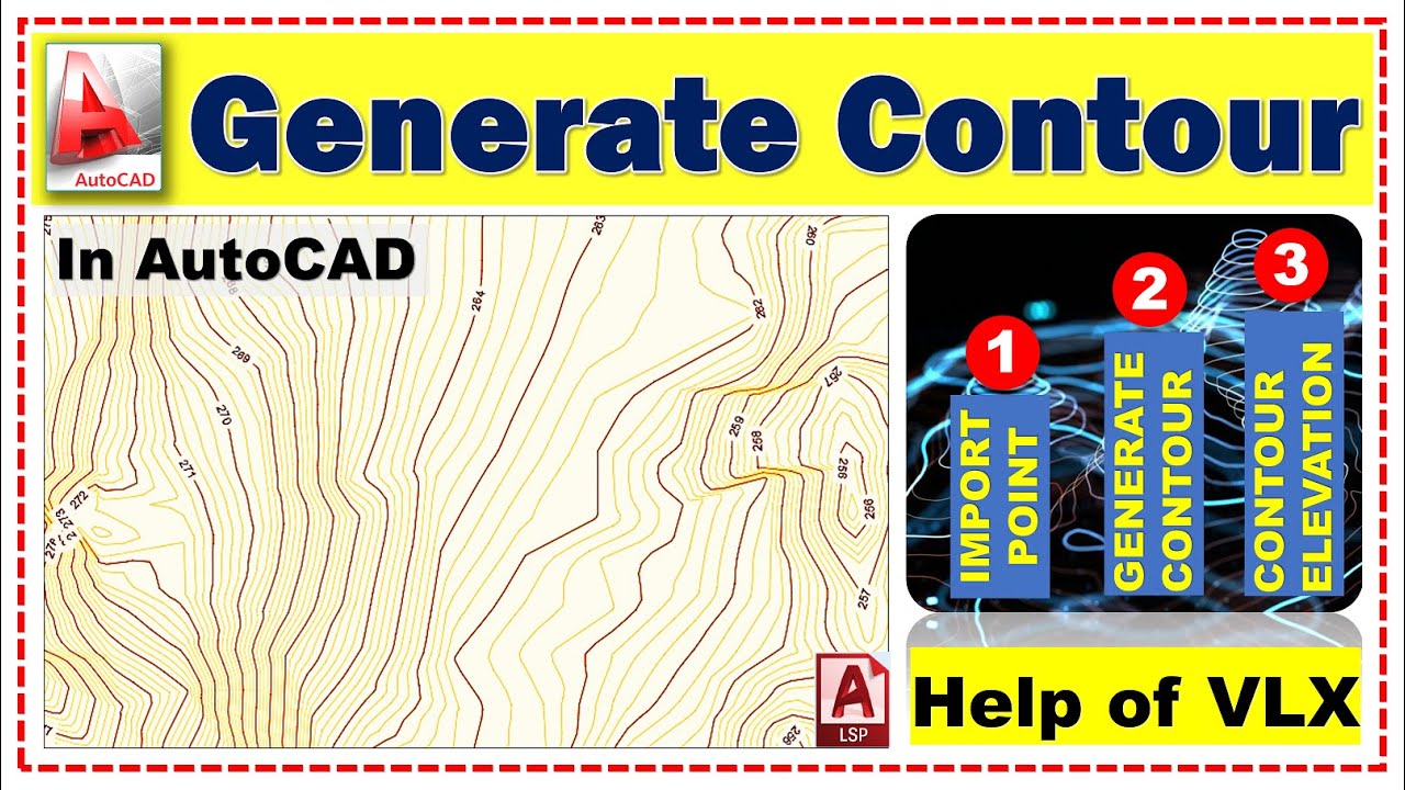Generate Contour from excel data | contour Elevation | how to create ...