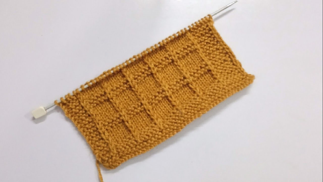 Knitting Pattern Design for Men's Sweater - YouTube