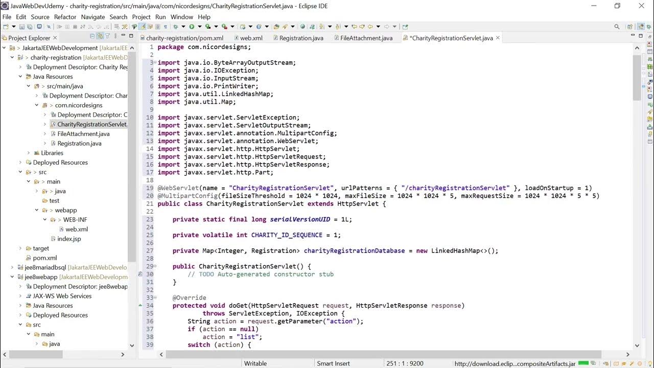 22. Coding for Multi-Threading in the Tomcat 9 Web Server - YouTube