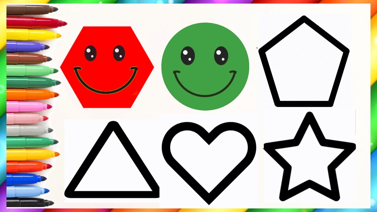 Learning Shapes and Colors for Toddlers, Shapes for Kids, Preschool ...