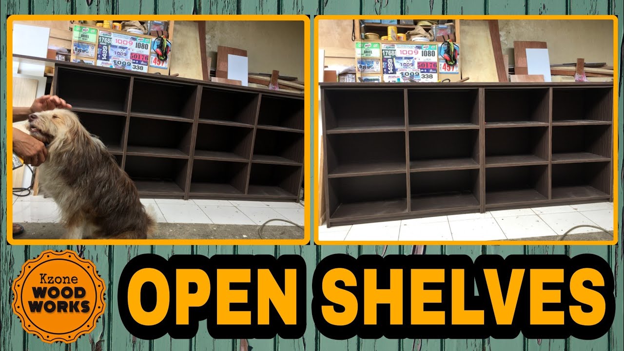 PAANO GUMAWA NG OPEN SHELVES / HOW TO MAKE OPEN SHELVES - YouTube