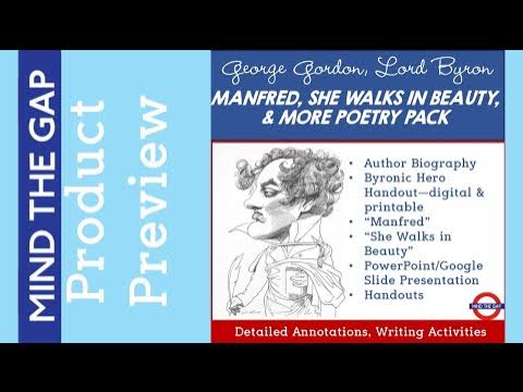 George Gordon, Lord Byron Poetry Pack - YouTube