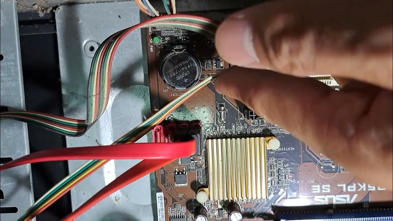 การถอดถ่าน cmos - YouTube