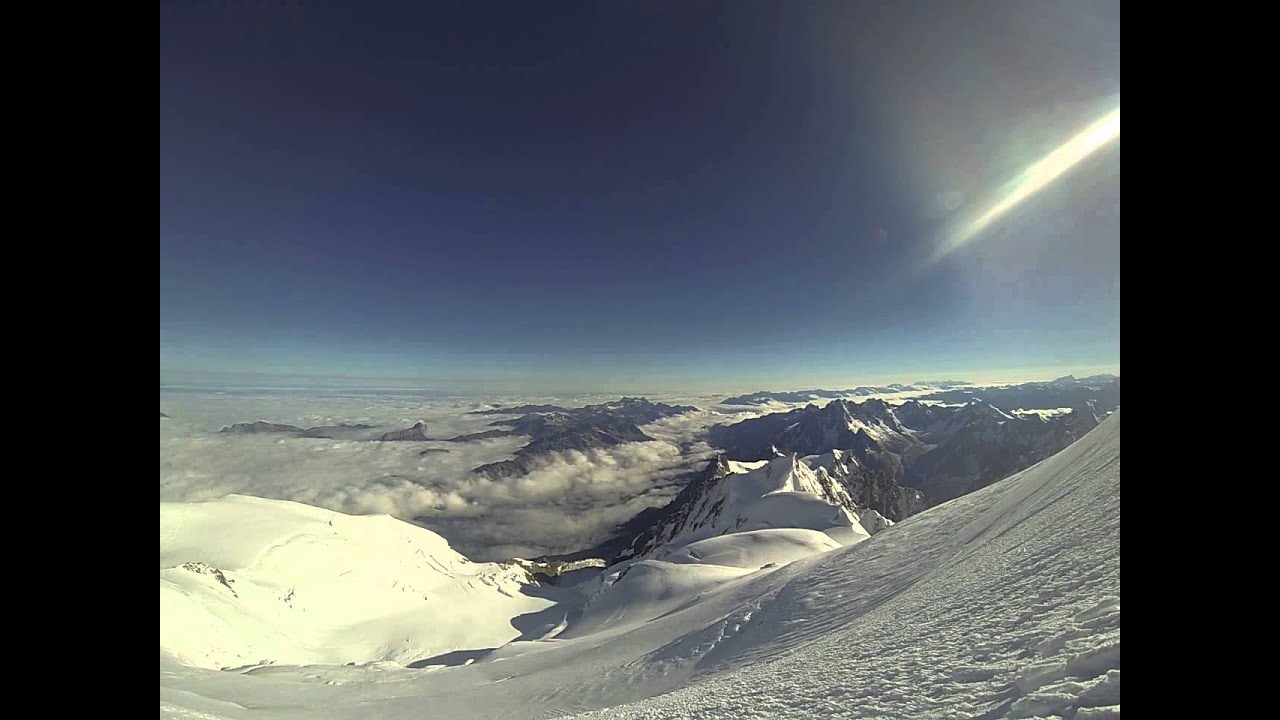 Mont Blanc Summit Ridge - GoPro - YouTube
