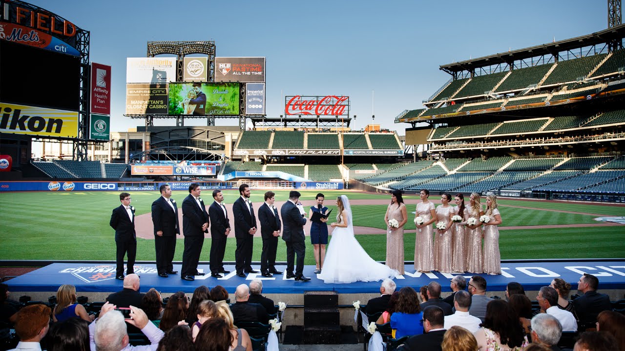 Citi Field Wedding Danielle and Doug - YouTube