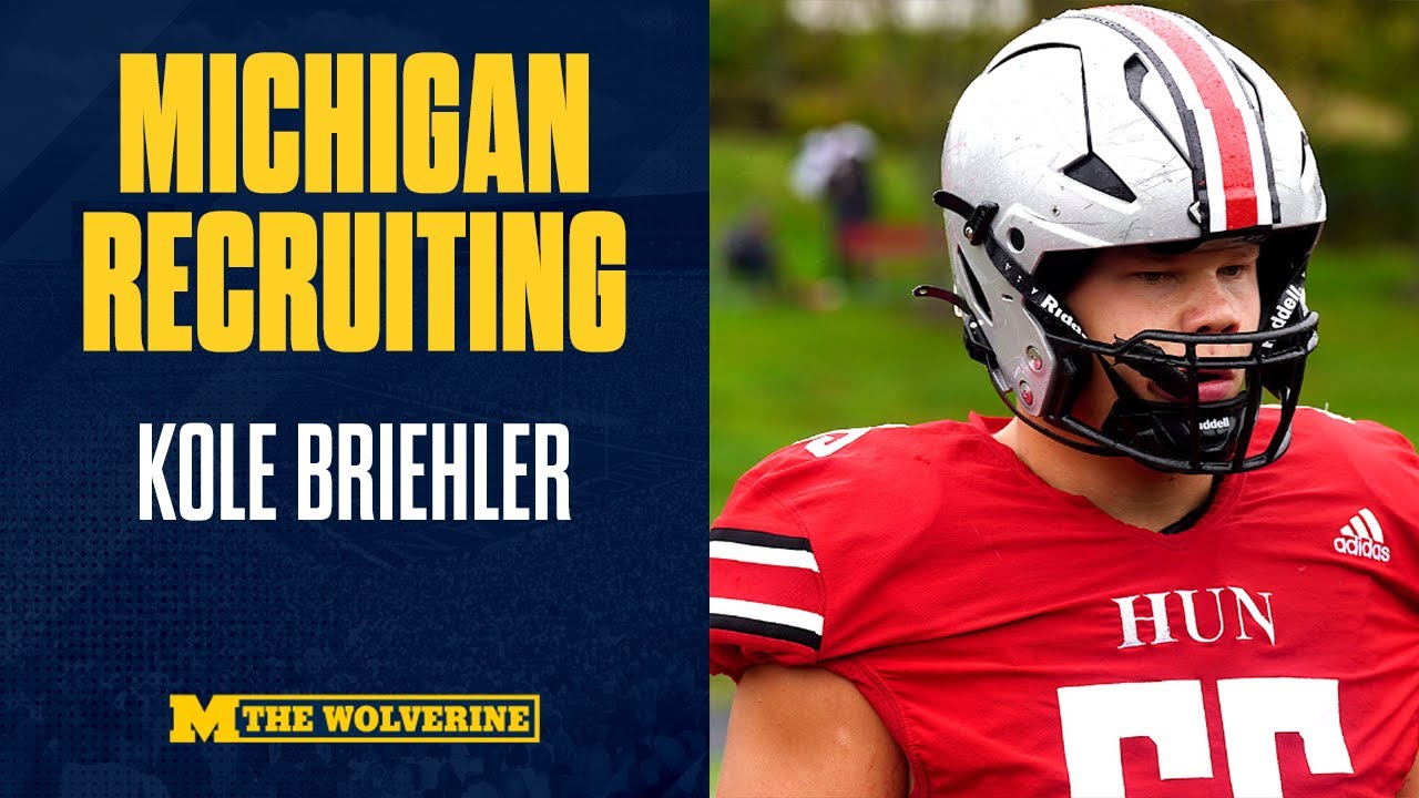 On300 Michigan DL target is PHYSICAL!!!!| Kole Briehler | Michigan ...