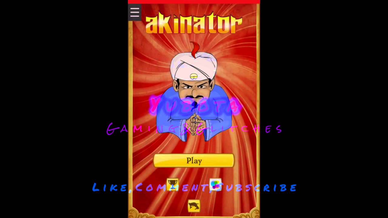 Akinator "The Genie" GamePlay - YouTube