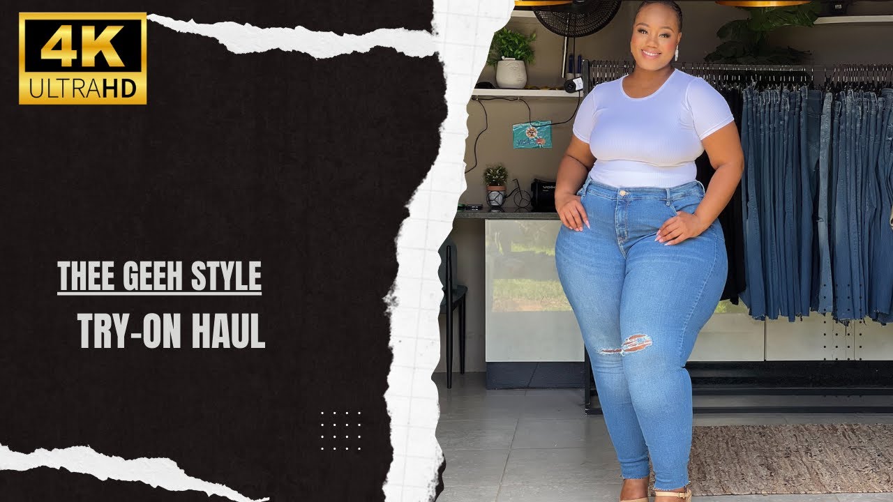 Thee Geeh Style || Plus Size Curvy Model - 4K Fashion Look-book - YouTube