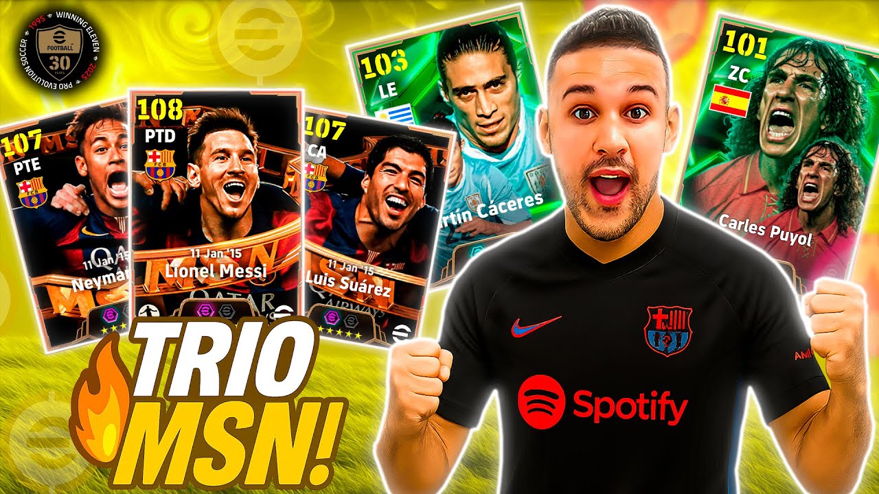 SENSACIONAL! 😱 TRIO MSN + LEGENDS ASSEMBLE GAMEPLAY 🔥 NO EFOOTBALL 2025 ...
