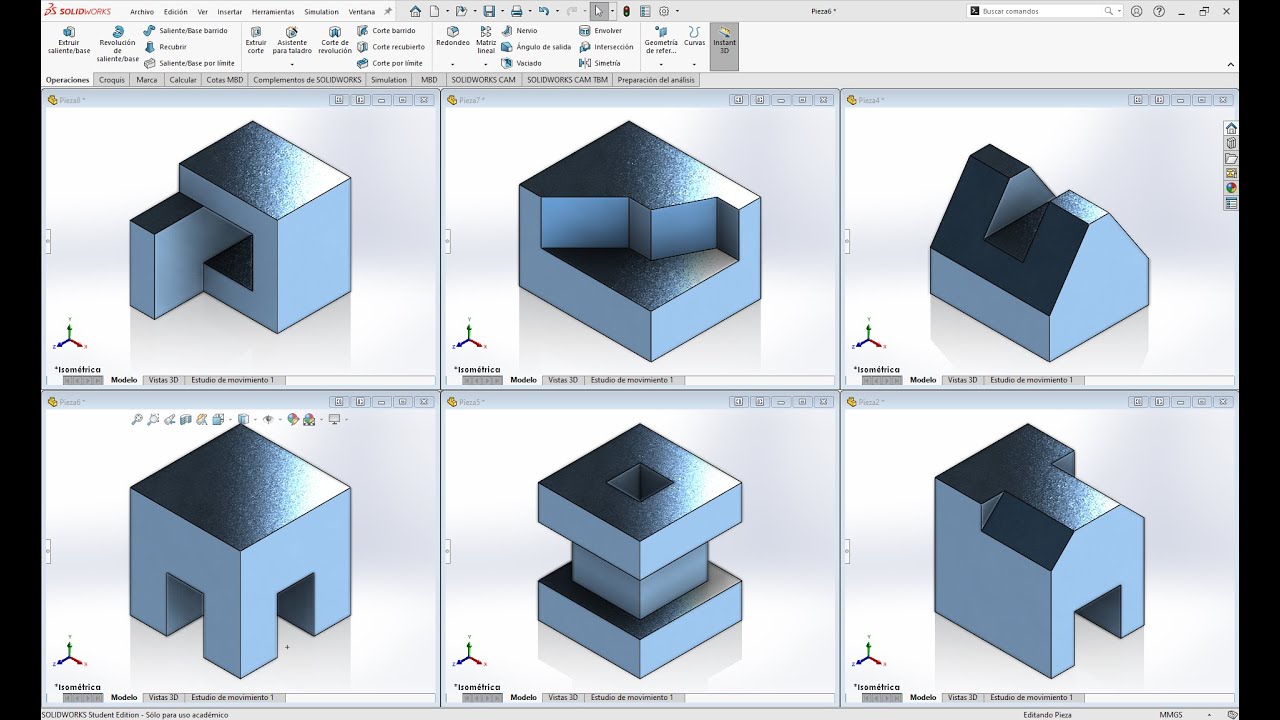 Tutorial Básico SolidWorks 19 - YouTube