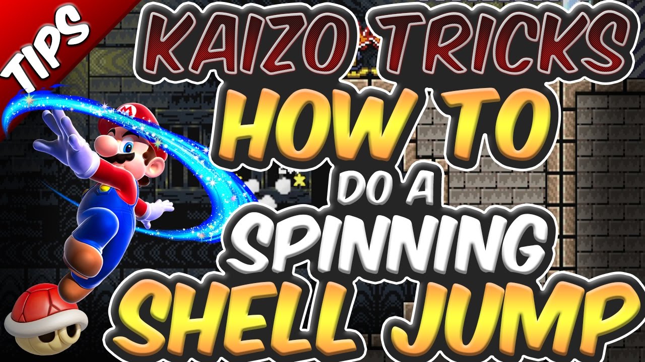 Super Mario Kaizo Trick Tips: Spinning Shell Jump - YouTube