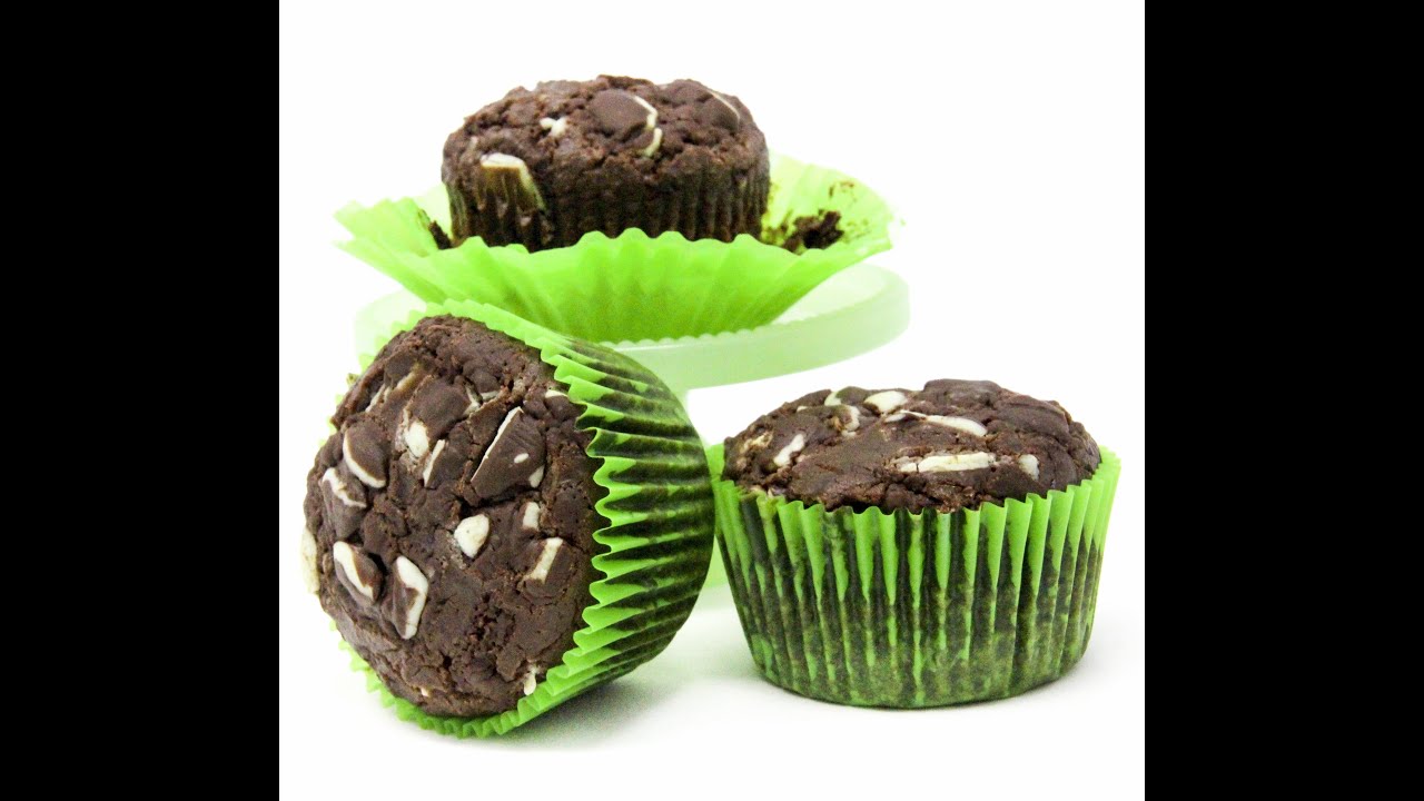 Chocolate Mint Muffins - YouTube