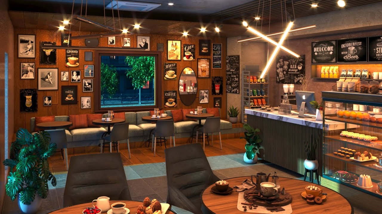 Coffee Time with Smooth Jazz Music | Coffee Shop Music Ambience on ...