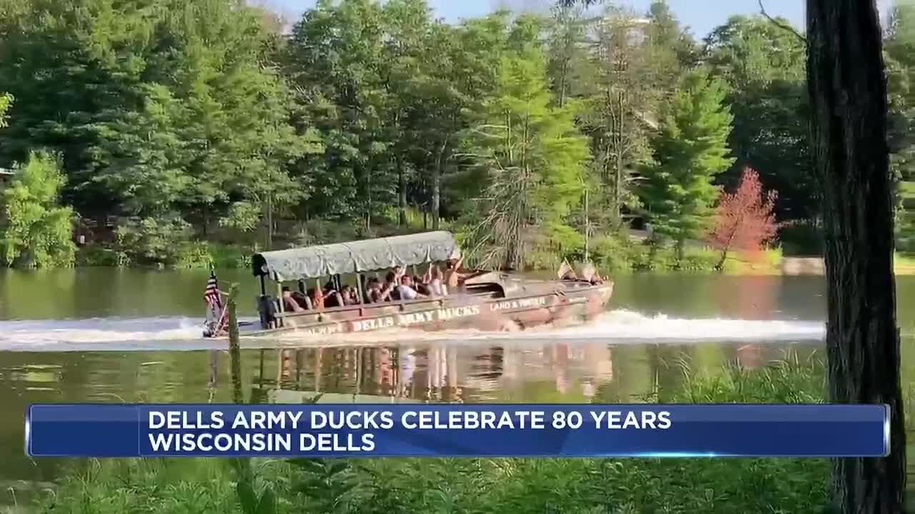 Generations of joy ride on as Dells Army Ducks turn 80 - YouTube