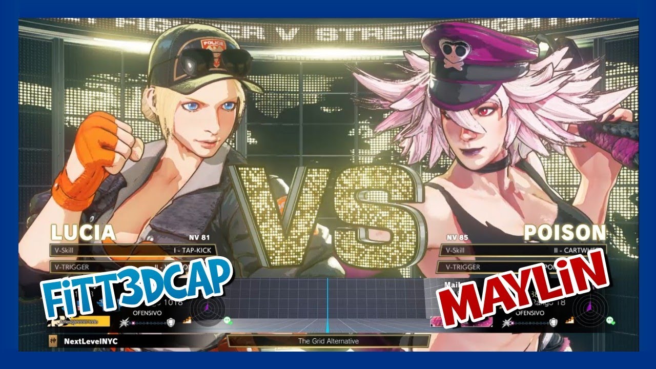 SFV Fitt3dcap (LUCIA) vs MaiLyn (POISON) STREET FIGHTER 5 🔵 ...