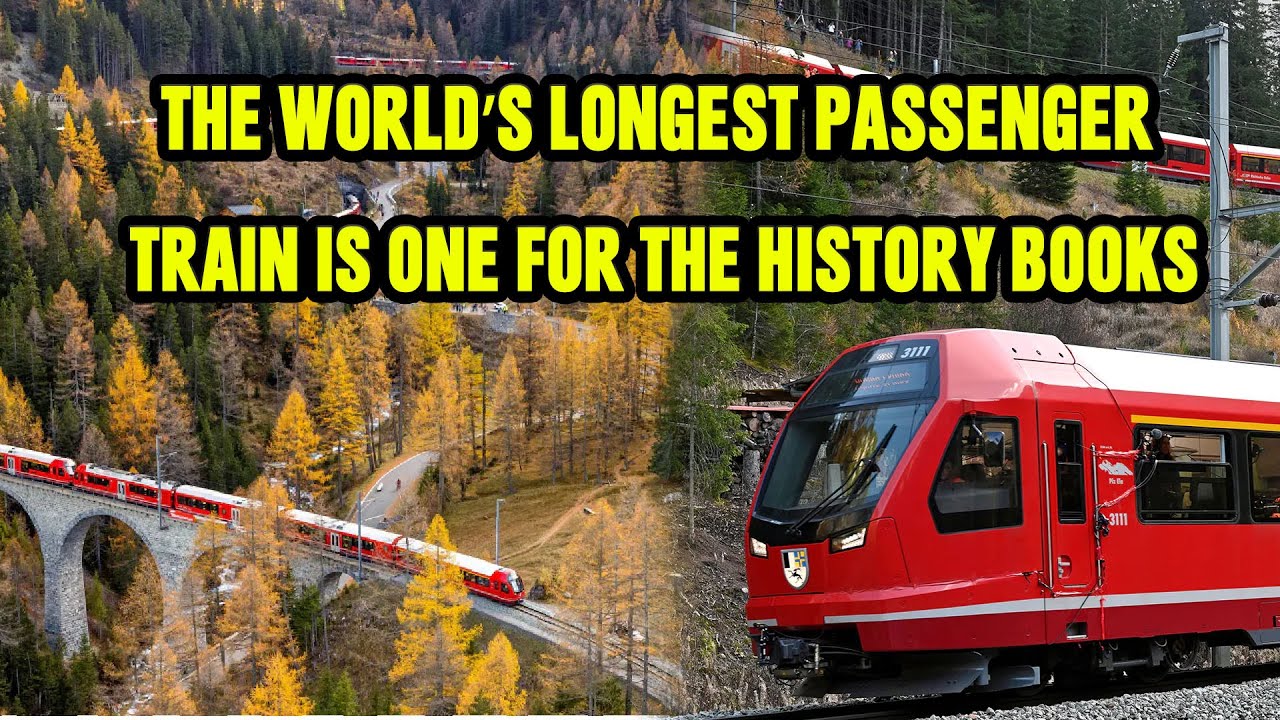 The world’s longest passenger train is one for the history books#train ...