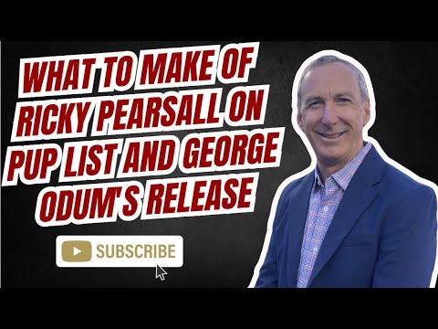 What to make of Ricky Pearsall on PUP list and George Odum's release ...