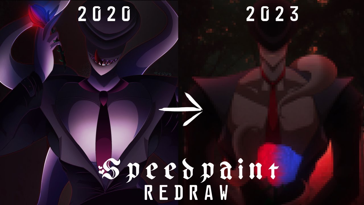 CreepyPasta- OFFENDERMAN (Redraw speedpaint) (Valentines Day Special ...