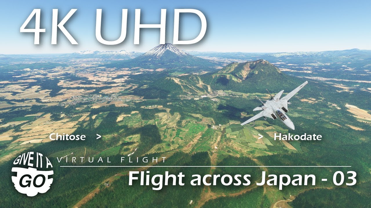 4K - Flight across Japan / Section 3 - Virtual Scenic Flight 034 - YouTube