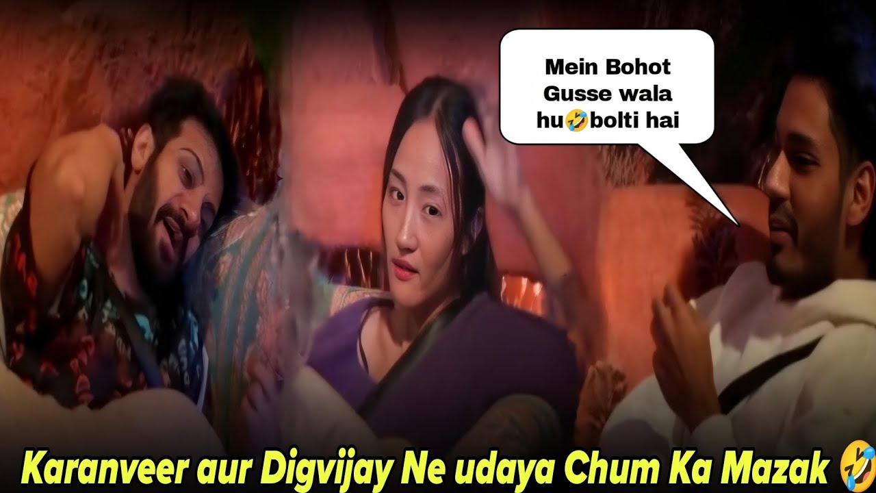 karanveer Mehra aur Digvijay Ne Udaya Chum darang ka mazak biggboss 18 ...