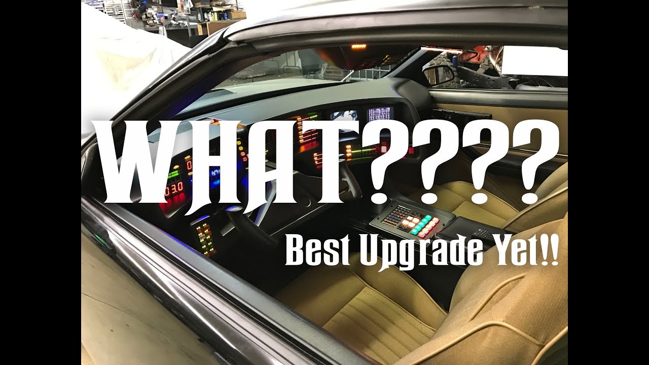 Best upgrade yet Knight Rider Kitt Replica - YouTube
