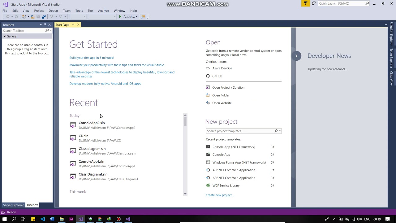 Installation and Creating WCF in Visual Studio - YouTube