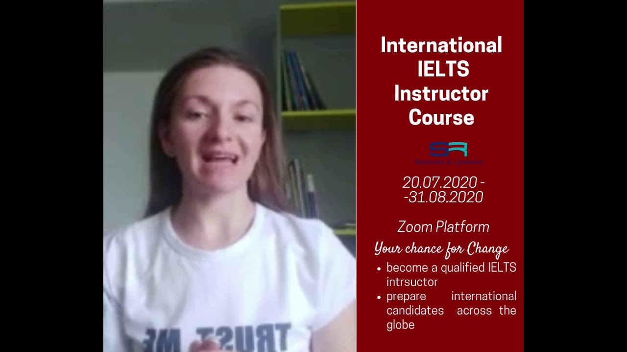International IELTS Instructor Course by SR Teaching&Learning - YouTube
