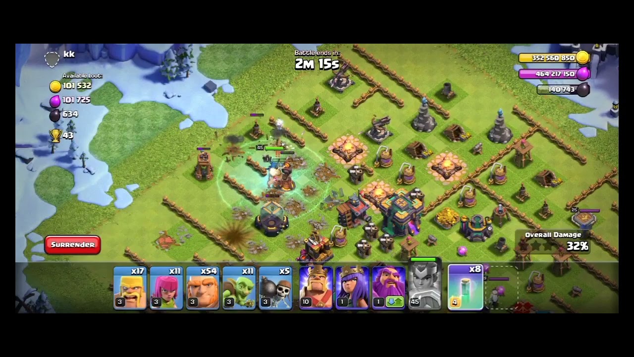 town Hall 14 royal champion only for 3⭐⭐⭐ Star... attack - YouTube