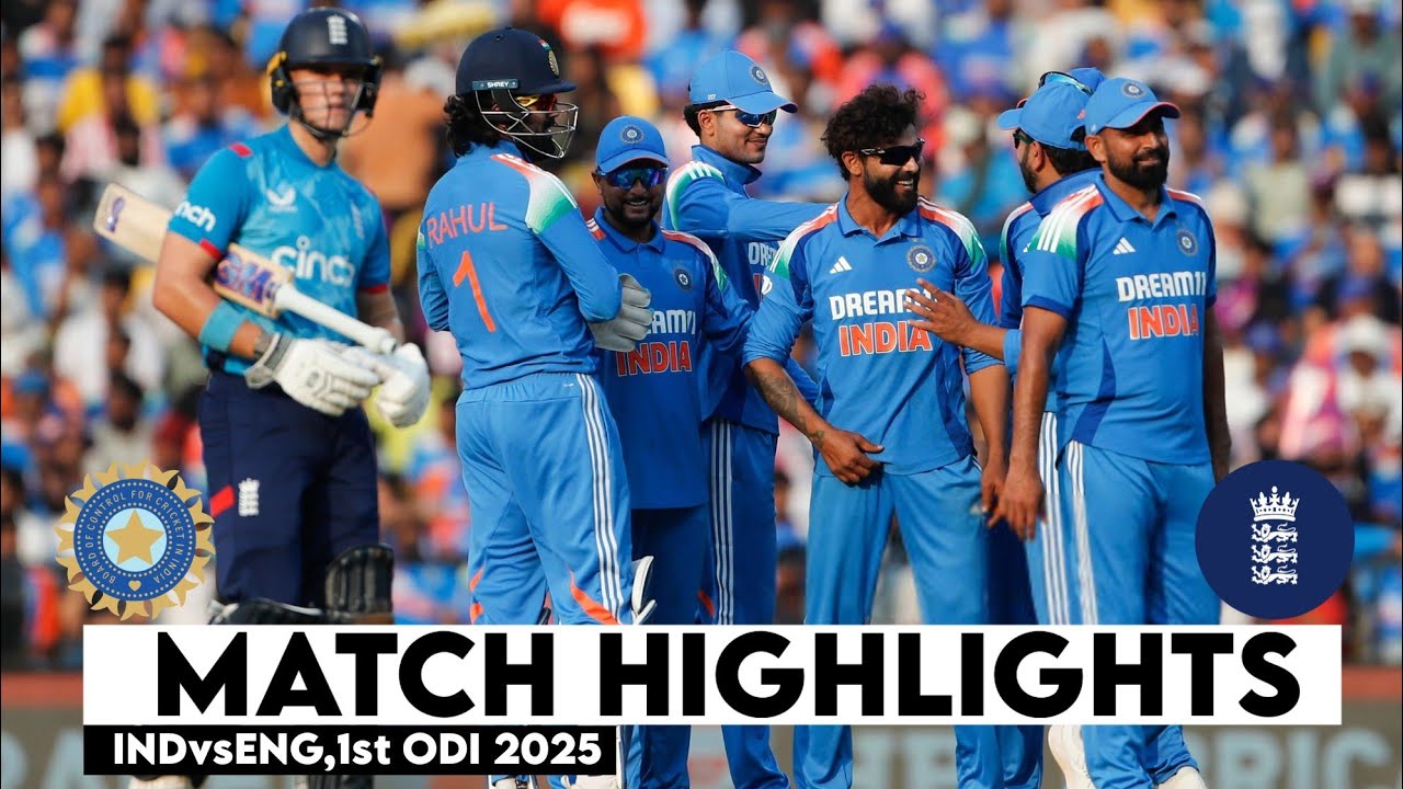 India vs England 2nd ODI Highlights 2025 | IND vs ENG 2nd ODI 2025 Full Match Highlights - YouTube