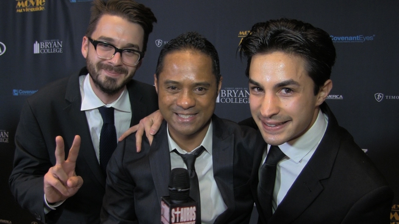 KEVIN WRIGHT & RICHIE PALMER w/ TYRONE TANN - 25th Annual MovieGuide ...