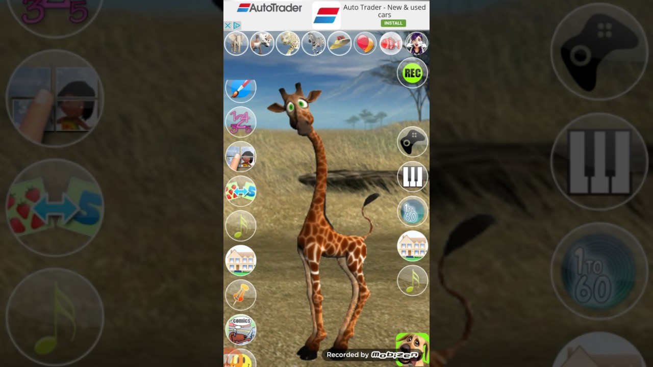 talking George giraffe - YouTube