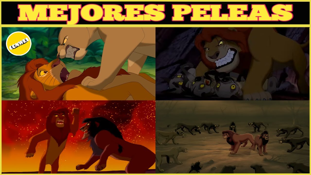 Top5: MEJORES PELEAS DEL REY LEON | ConWei - YouTube