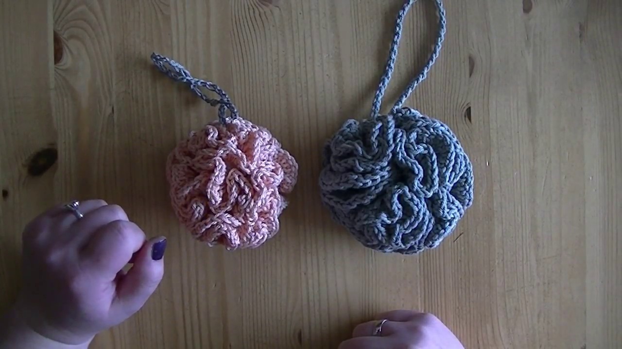 Douche Puff - Haken - Tutorial - Nederlands - YouTube