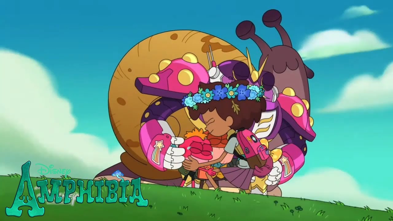 Saying Goodbye (cont.) (Clip) / The Hardest Thing / Amphibia - YouTube