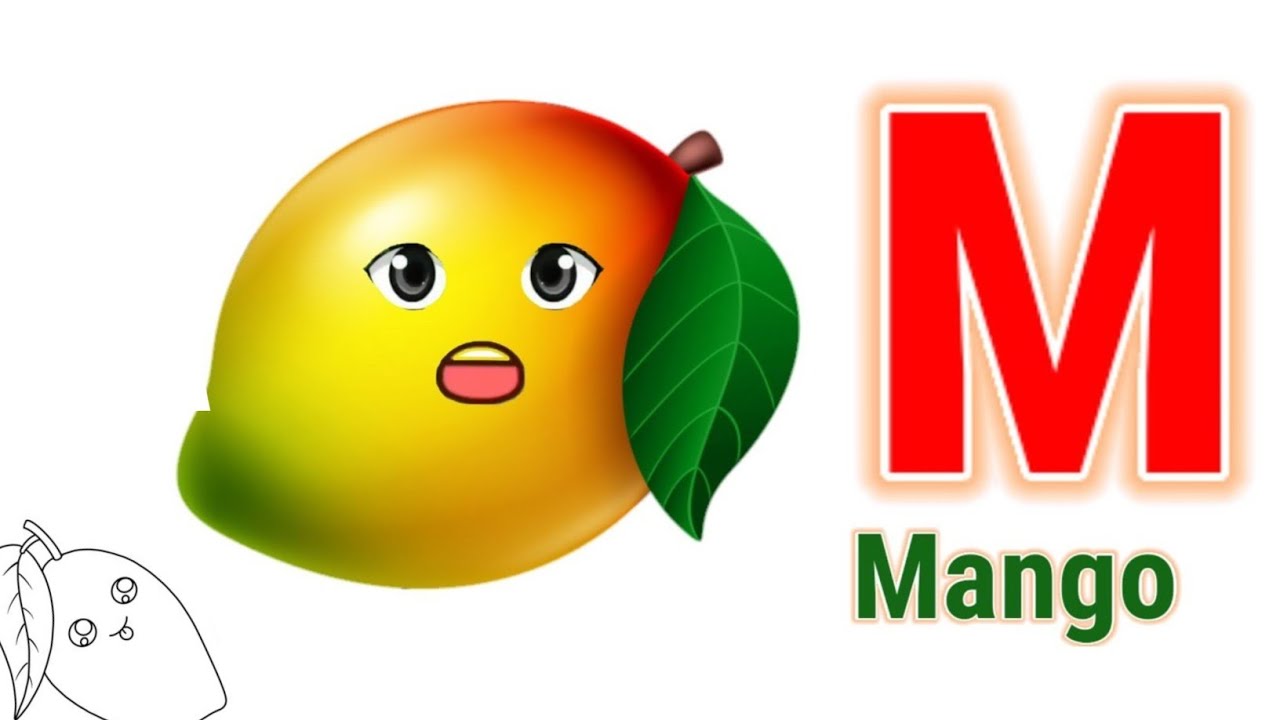 alphabet m for mango 🥭|| capital and small alphabet letter m || #alphabet #education # ...