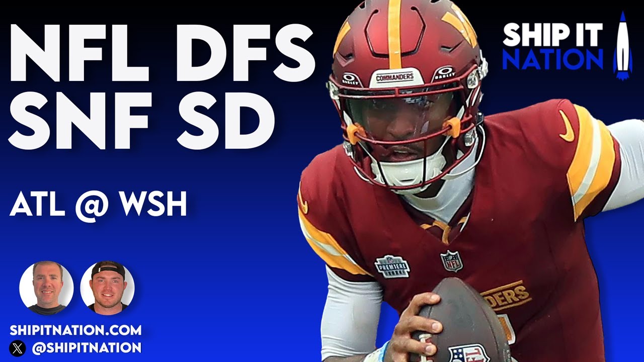 NFL Week 17 SNF Showdown | Falcons @ Commanders | DraftKings DFS Picks ...