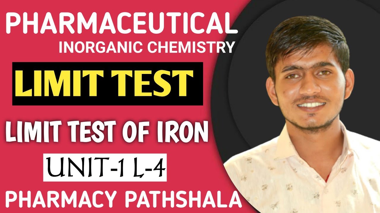 Limit Test of Iron | Pharmaceutical Inorganic Chemistry | Unit-1 L-4 ...