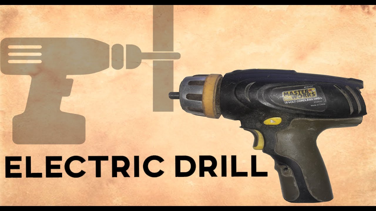 cordless drill 18 volts master works pro series #cd157 whats inside ...