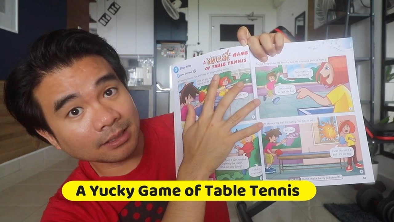 English 😎 [Year 3] : Story Time : A Yucky Game of Table Tennis (Reading ...