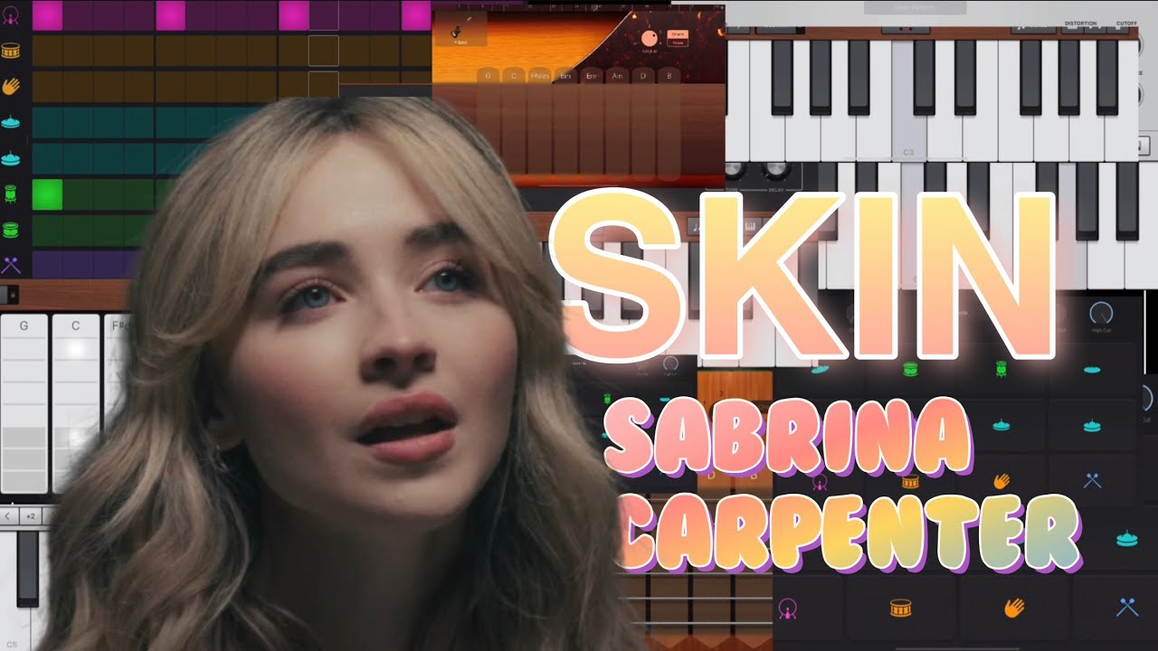 Skin- Sabrina Carpenter GarageBand Acoustic Cover/“happier” version ...