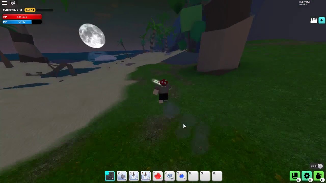 Warrior "skating" in Vesteria - YouTube