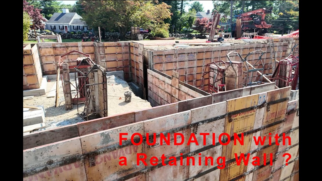Foundation Footing For Retaining Wall Retaining, Foundation Walls