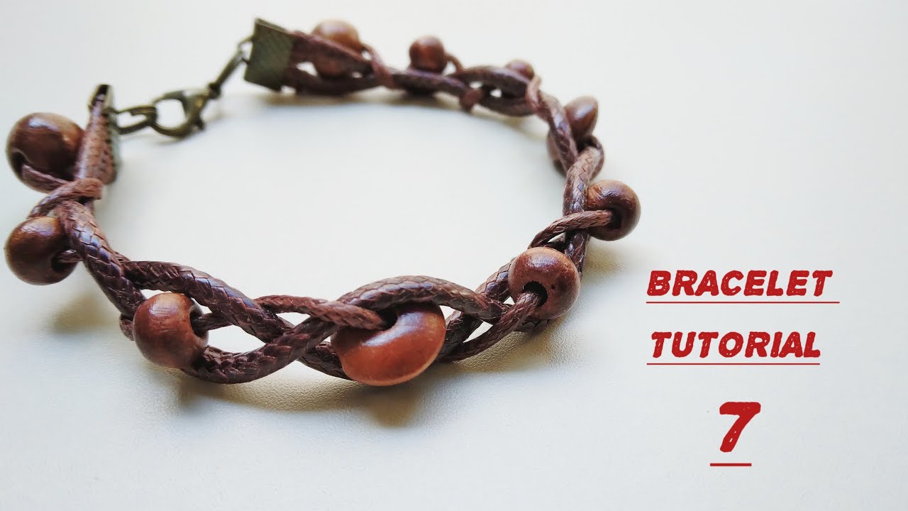 Easy Bracelet Tutorial 7 | DIY Gelang Tangan | Bracelet Simple and easy ...