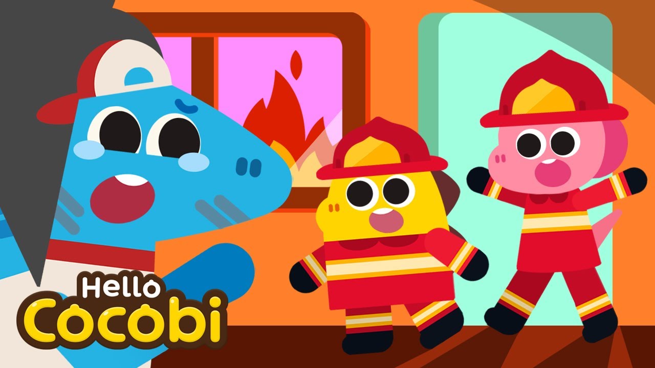 Firefighter Song | Job Songs for Kids | Nursery Rhymes | Hello Cocobi ...